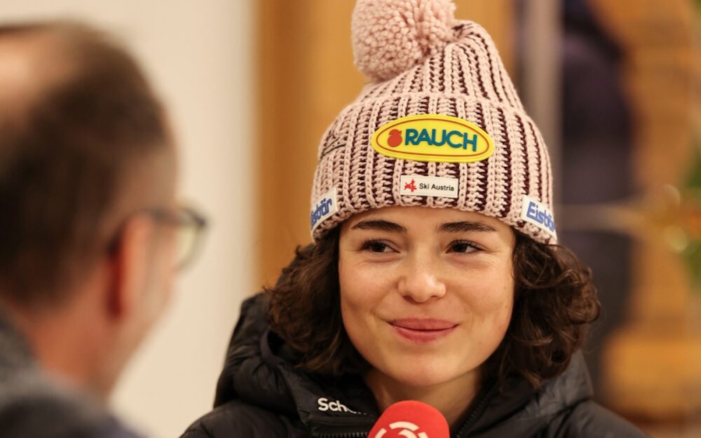 Jetzt nimmt Julia Scheib den Super-G in Angriff • SKINEWS.CH
